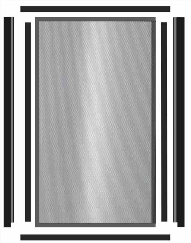 Premium Perf Transition Panel Kit - U Channel Fix - 1300mm Wide x 1900 ...