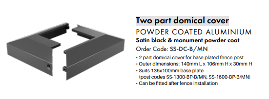 Post cover - Suit 50mm x 50mm post – Outdoor Installs